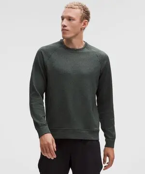 Lululemon Engineered Warmth Long Sleeve Crew Palm Deco/black