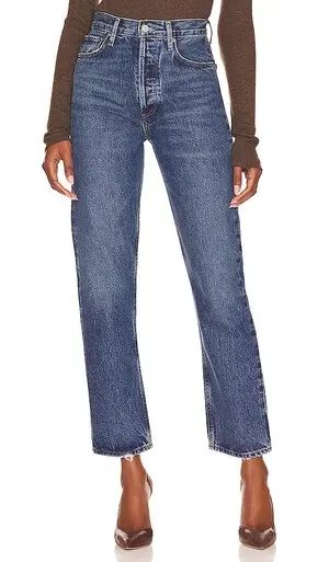 AGOLDE 90's Pinch Waist In Blue - Range