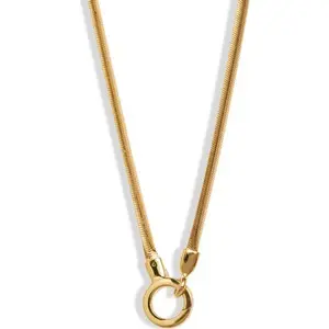 Monica Vinader Snake Chain Necklace - Gp