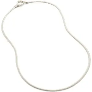 Monica Vinader Monica Vinader Snake Chain Necklace Sterling Silver