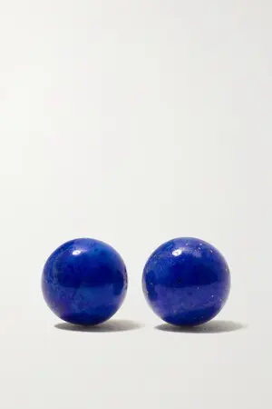 Mateo 14-karat Lapis Lazuli Stud Earrings