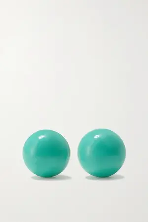Mateo 14-karat Turquoise Stud Earrings