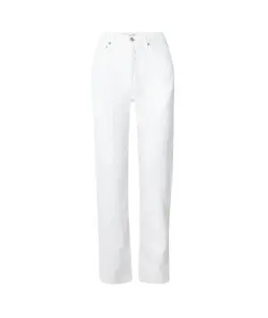 AGOLDE 90s Pinch Waist High-rise Straight-leg Organic Jeans - White