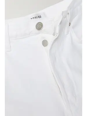 AGOLDE 90s Pinch Waist High-rise Straight-leg Organic Jeans - White
