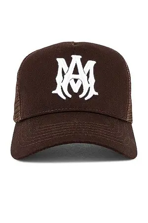 Amiri Ma Trucker Hat In Brown