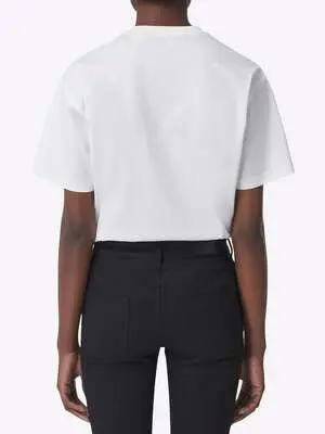Burberry Vintage Check Pocket Cotton T-shirt - White