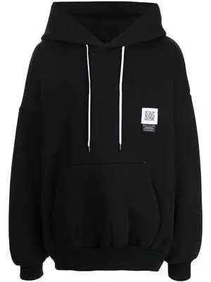 FUMITO GANRYU Cape-sleeve Drawstring Hoodie