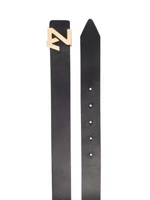 Zadig&Voltaire Logo Buckle Belt - Black