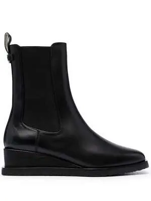 FERRAGAMO 55mm Wedge-sole Chelsea Boots