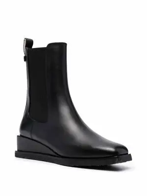 FERRAGAMO 55mm Wedge-sole Chelsea Boots