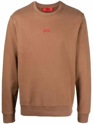 424 Logo-print Crew Neck Sweatshirt