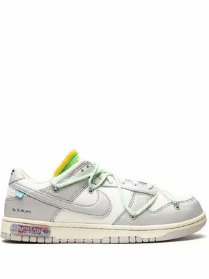 Nike X Off White Dunk Low Off Lot 07 Sneakers - White