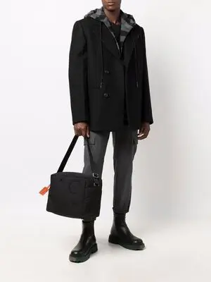 Off-White Double-breasted Short Coat