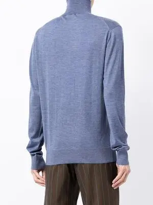 Dolce & Gabbana Cashmere Turtleneck Jumper - Blue