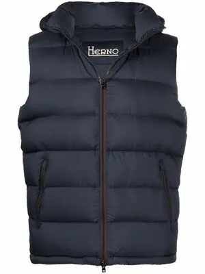 Herno Quilted Hooded Gilet