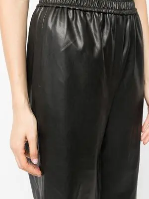 Goen.j Faux-leather Trousers