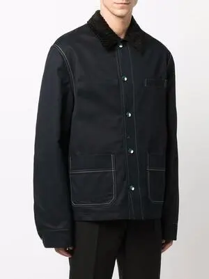 Marni Stitch-detail Shirt Jacket - Black