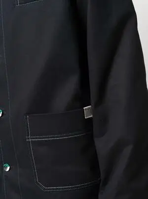 Marni Stitch-detail Shirt Jacket - Black
