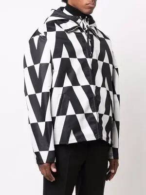 Valentino Garavani Logo-print Hooded Jacket