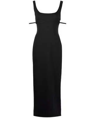 Jacquemus Valdu Strap Detail Maxi Dress