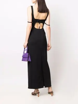 Jacquemus Valdu Strap Detail Maxi Dress