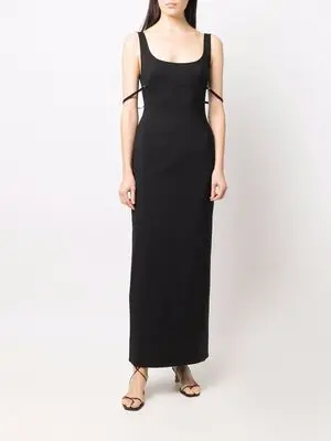 Jacquemus Valdu Strap Detail Maxi Dress