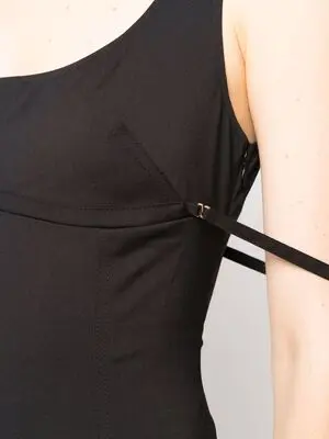 Jacquemus Valdu Strap Detail Maxi Dress
