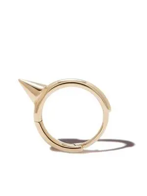 MARIA TASH 14kt Yellow Spike Hoop Earring