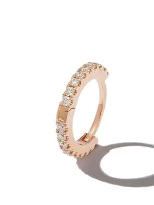 MARIA TASH 18kt Rose Gold Eternity Diamond Pave Single Earring