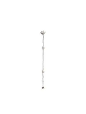 MARIA TASH 18kt White Gold Diamond Chain Connecting Charm