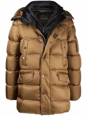 MOORER Buttoned Padded Coat