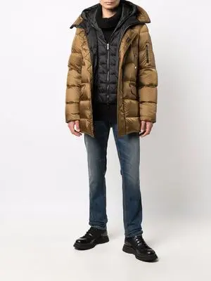 MOORER Buttoned Padded Coat