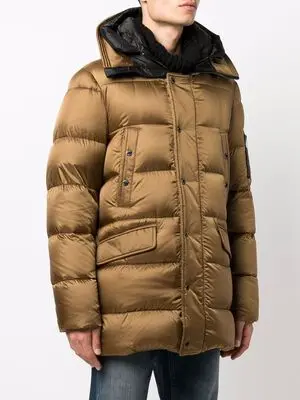MOORER Buttoned Padded Coat