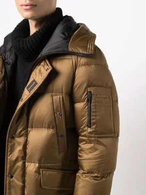 MOORER Buttoned Padded Coat