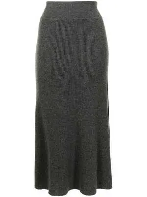 Cashmere In Love A-line Skirt - Grey