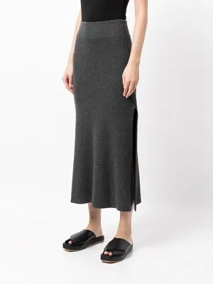 Cashmere In Love A-line Skirt - Grey