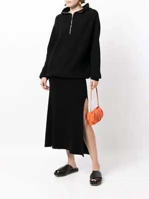 Cashmere In Love River A-line Skirt - Black
