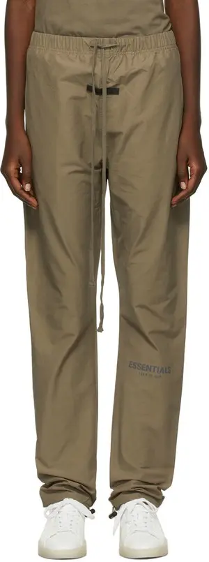 Fear Of God Fear Of God ESSENTIALS Taupe Track Lounge Pants - Harvest