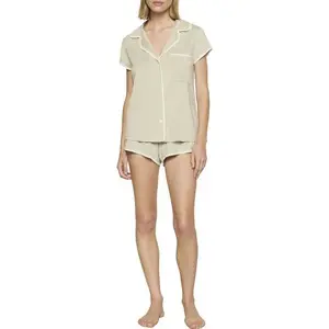 Eberjey EBERJEY Frida Short Pajama Set Sandstone/ivory