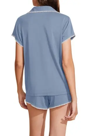 Eberjey Frida Short Pajamas - Wedge Blue