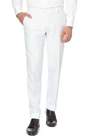 Opposuits White Knight Slim Fit Two-piece Suit & Tie Set - Natural