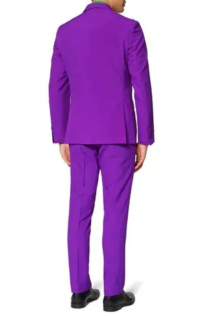 Opposuits Prince Slim Fit Two-piece Suit & Tie Set - Purple