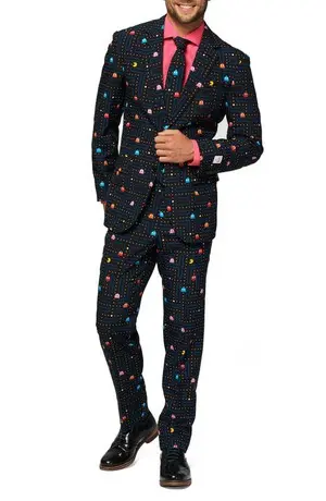 Opposuits X Pac-man™ Slim Fit Two-piece Suit & Tie Set