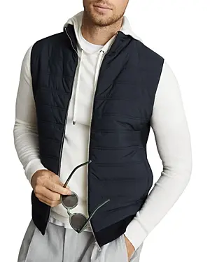 REISS William Quilted Gilet