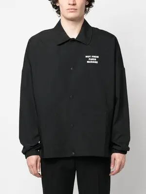 Drole De Monsieur Buttoned Jacket - Black