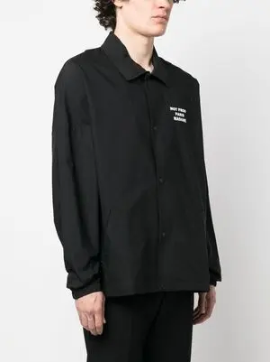 Drole De Monsieur Buttoned Jacket - Black