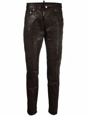 Dsquared2 Dan Chocolate-wash Skinny Jeans