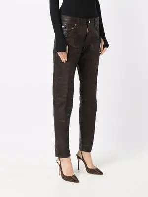 Dsquared2 Dan Chocolate-wash Skinny Jeans