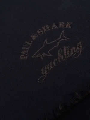 Paul & Shark Logo-print Scarf