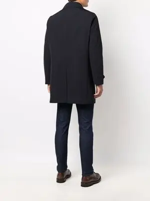 Aspesi Single-breasted Cotton-blend Coat
